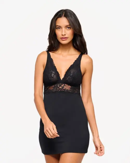 Cosabella Carmela Modal Slip - Black