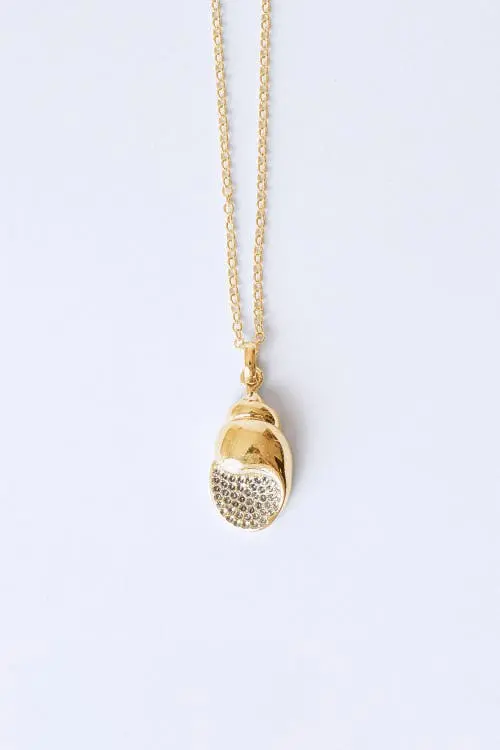 CLASSICHARMS Lexi Seashell Pendant Necklace - Gold