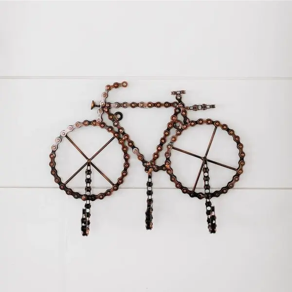 TEN THOUSAND VILLAGES Bike Chain Wall Hook