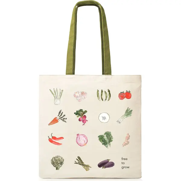 THE TOTE PROJECT Free To Grow" Tote - Moss Green