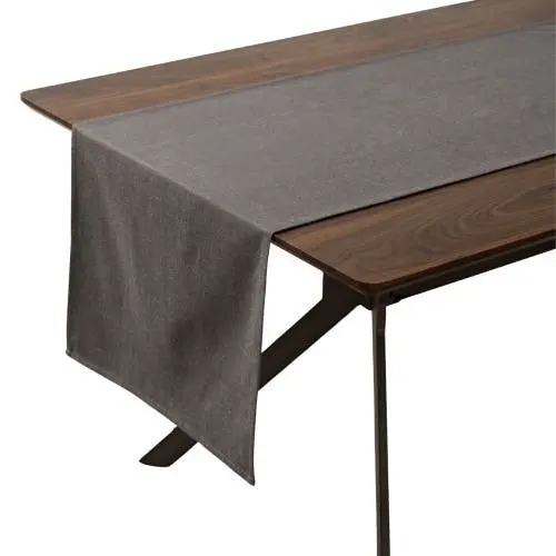 MEEMA Cloth Table Runner - Twill Charcoal