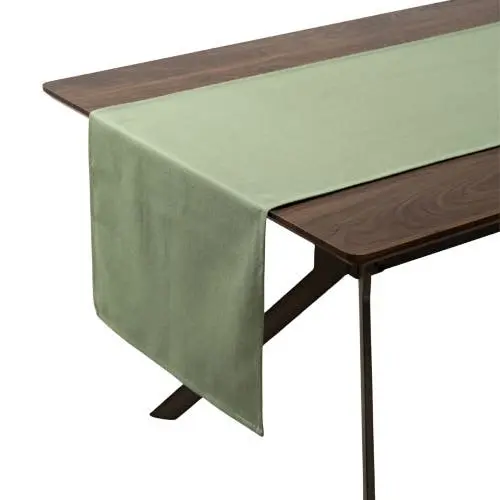 MEEMA Cloth Table Runner - Twill Sage Green