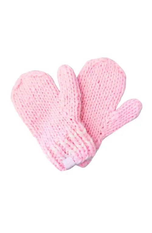 BITS & BOWS Knitted Mittens - Pink