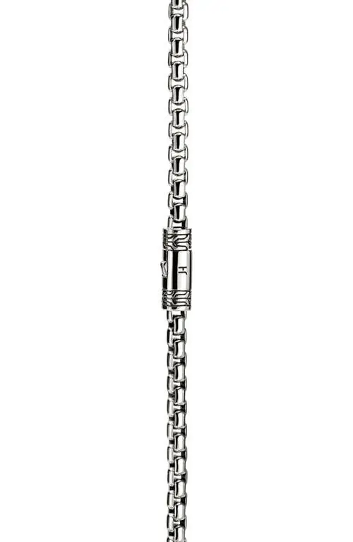 John Hardy Heishi Tag Sterling Necklace