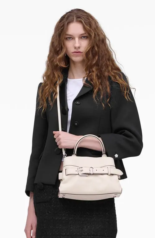 Marc Jacobs Dakota Small Leather Satchel - Cloud White