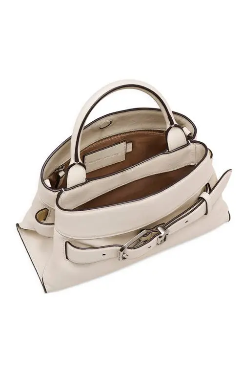 Marc Jacobs Dakota Small Leather Satchel - Cloud White