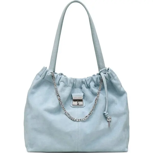 Marc Jacobs Cristina Suede Tote - Blue Mist