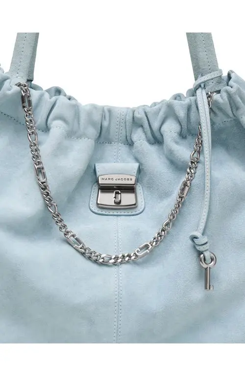 Marc Jacobs Cristina Suede Tote - Blue Mist