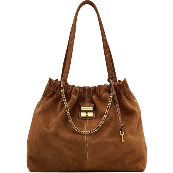 Marc Jacobs Cristina Suede Tote - Copper