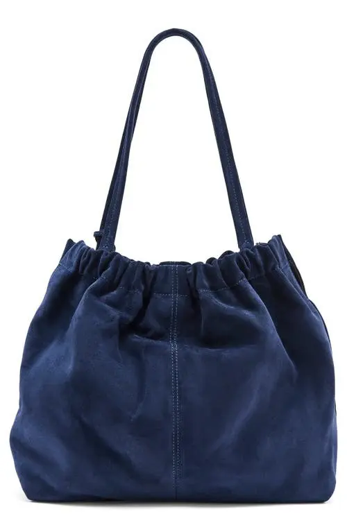 Marc Jacobs Cristina Suede Tote - Navy