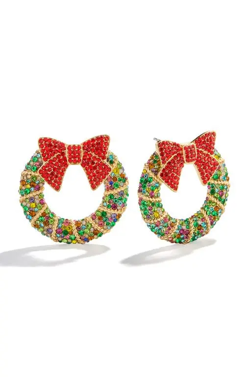 Baublebar Statement Wreath Earrings - Gold Multi