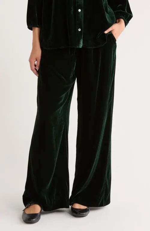 Marine Layer Bella Velvet Drawstring Pants
