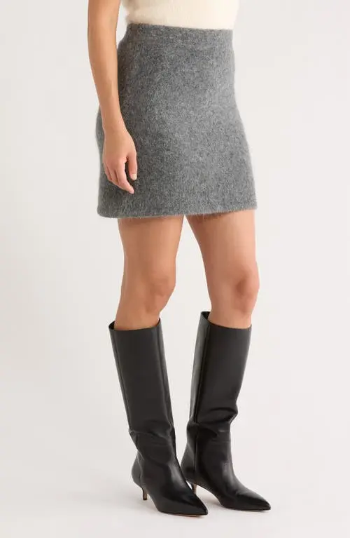 Marine Layer Suri Alpaca Blend Mini Skirt