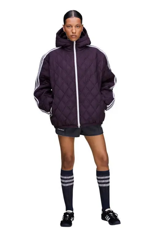 Adidas X Wales Bonner Hooded Quilted Jacket