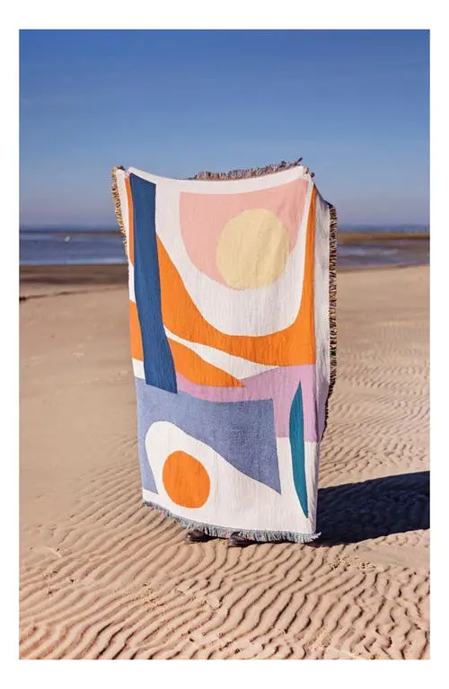SLOWDOWN STUDIO Essien Woven Throw Blanket