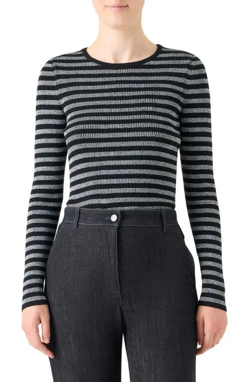 Akris Stripe Virgin Wool Sweater