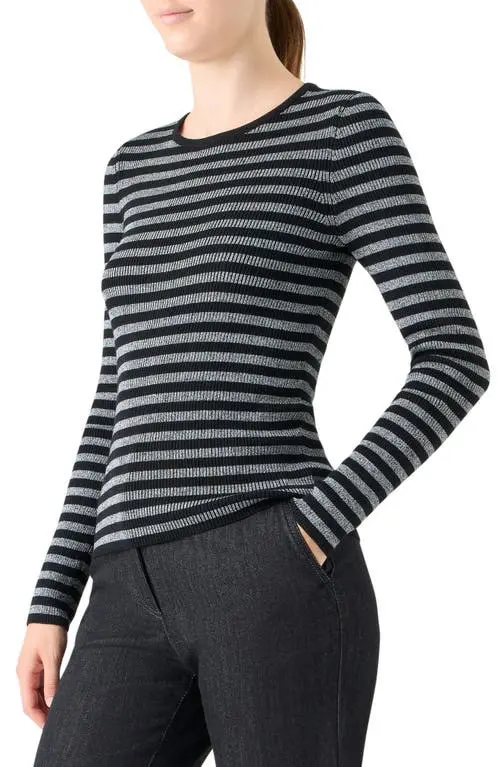 Akris Stripe Virgin Wool Sweater