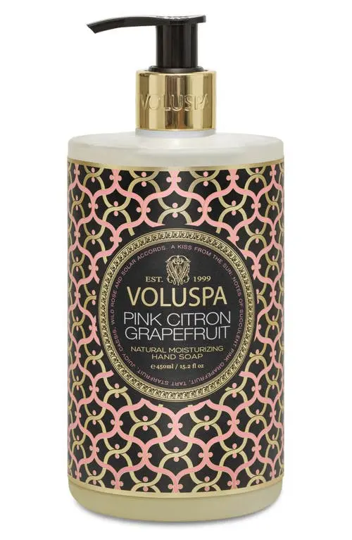 Voluspa Pink Hand Soap - Citron Grapefruit