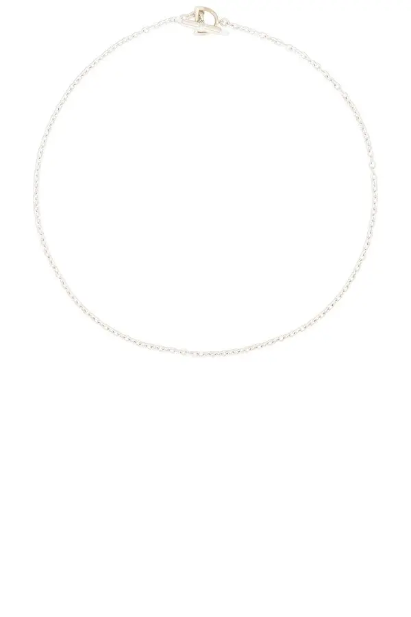 LOREN STEWART Stone Toggle Necklace - Sterling Silver & Clear Quartz