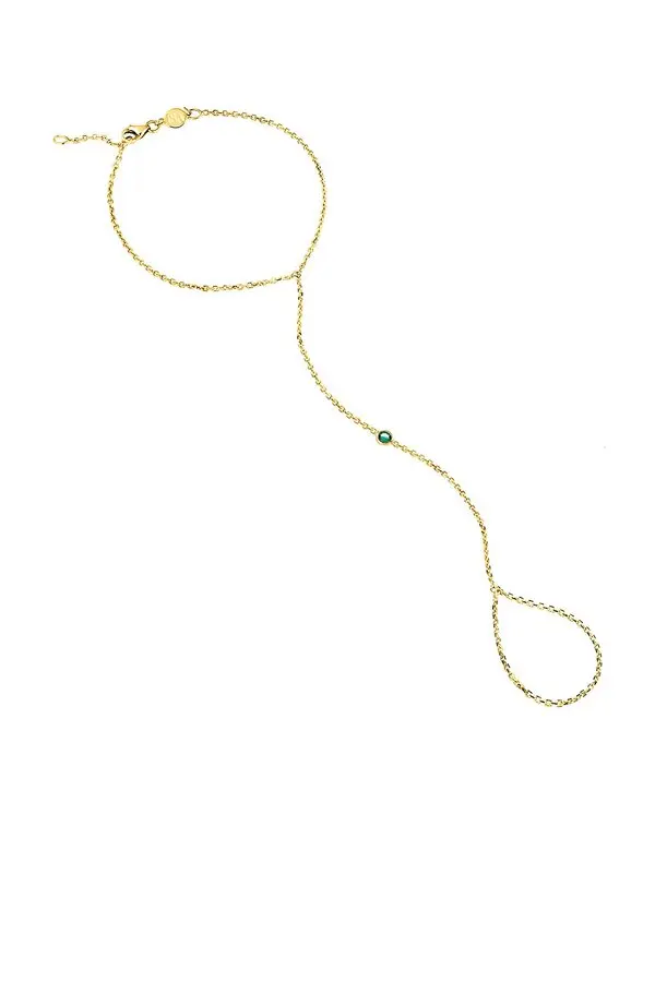 ISA GRUTMAN Hand Chain Bracelet - Yellow Gold