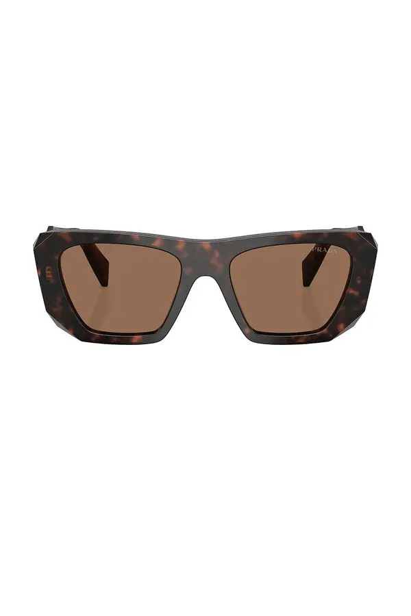 Prada Square Sunglasses - Root Tortoise