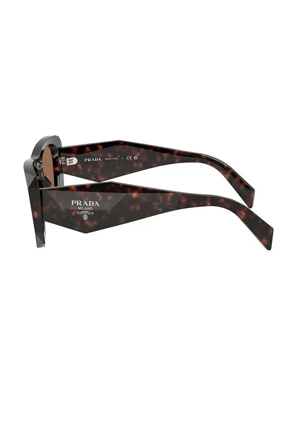 Prada Square Sunglasses - Root Tortoise