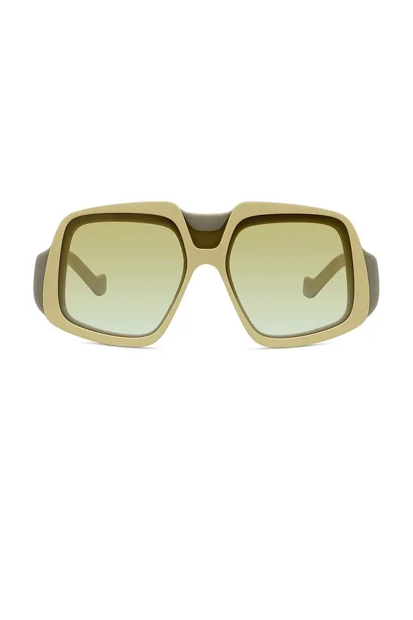 Loewe Shield Sunglasses - Shiny Beige & Gradient Roviex