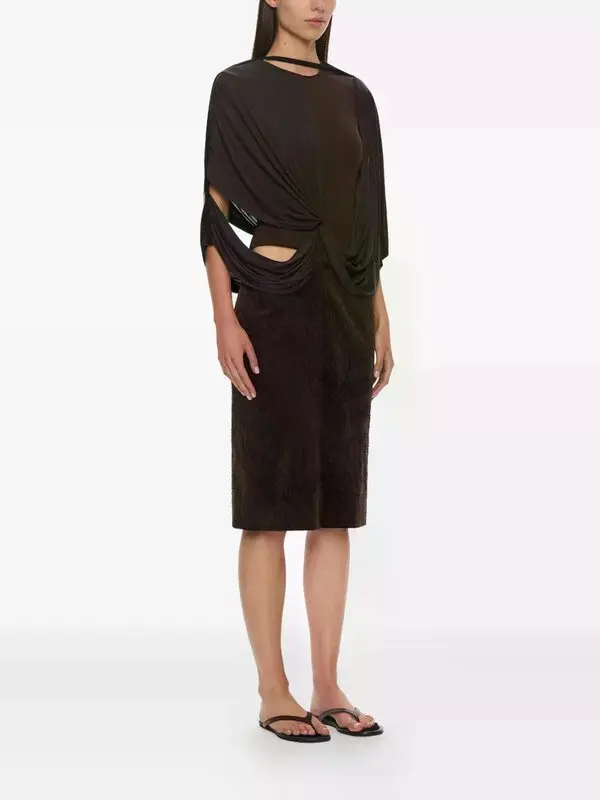 Christopher Esber Collision Cut-out Midi Dress