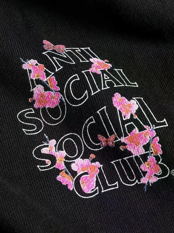 ANTI SOCIAL SOCIAL CLUB Contrast-stitch Track Pants - Black