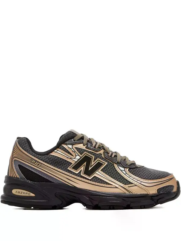 NEW BALANCE U740bd2 Panelled Sneakers - Black