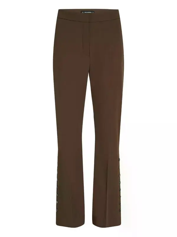 Karl Lagerfeld Press-stud Detailing Trousers