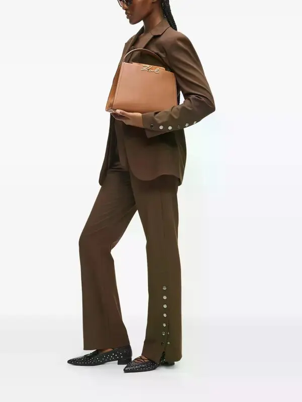 Karl Lagerfeld Press-stud Detailing Trousers