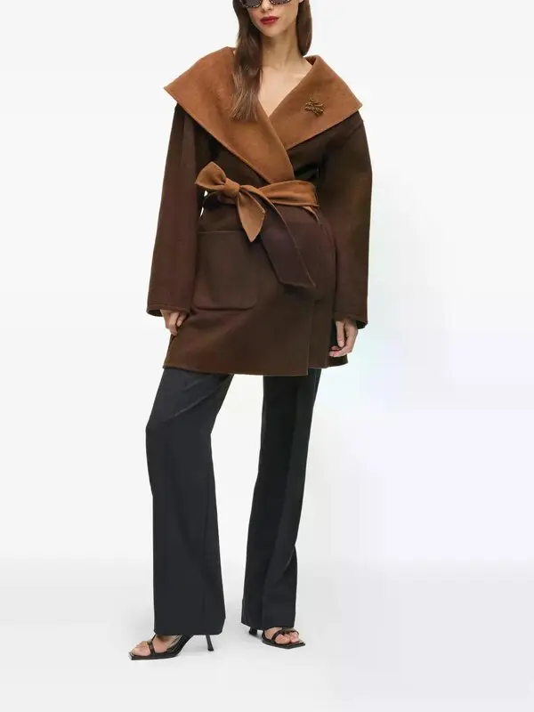 Karl Lagerfeld Reversible Belted Coat