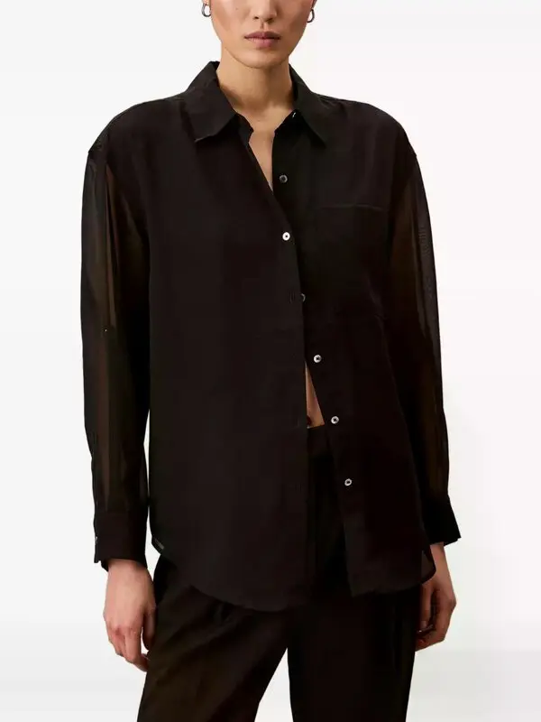 Calvin Klein Sheer Panel Shirt