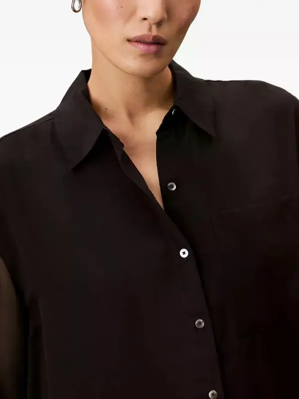 Calvin Klein Sheer Panel Shirt