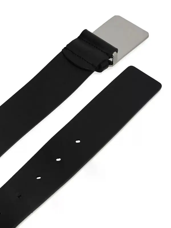 Karl Lagerfeld Logo-engraved Leather Belt