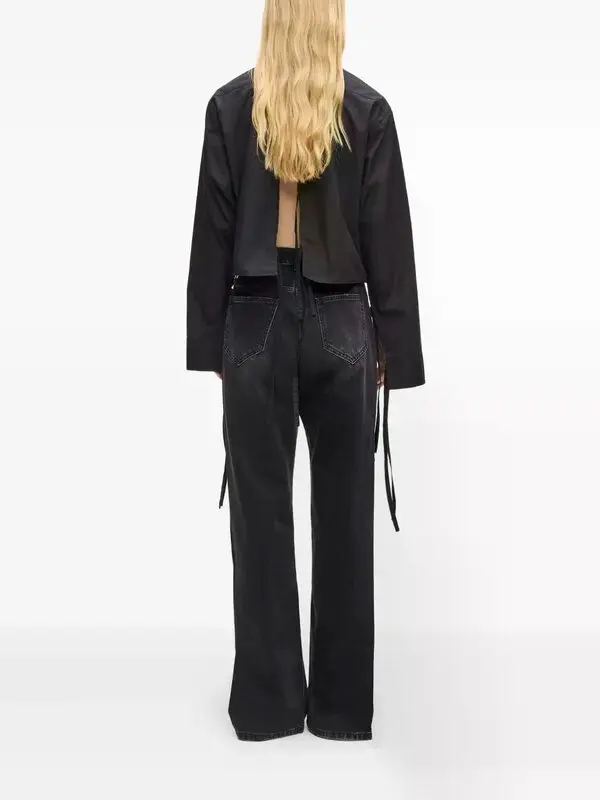Karl Lagerfeld Split-hem High-rise Jeans