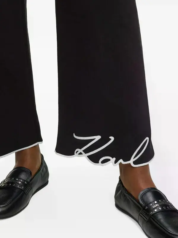 Karl Lagerfeld Signature Hem Track Pants