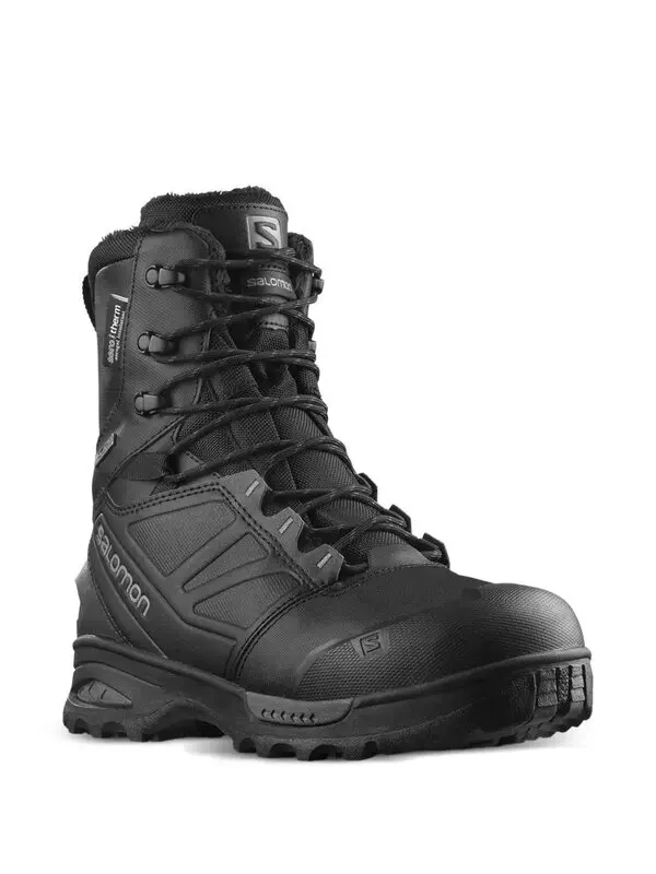 SALOMON Lace-up Panelled Boots
