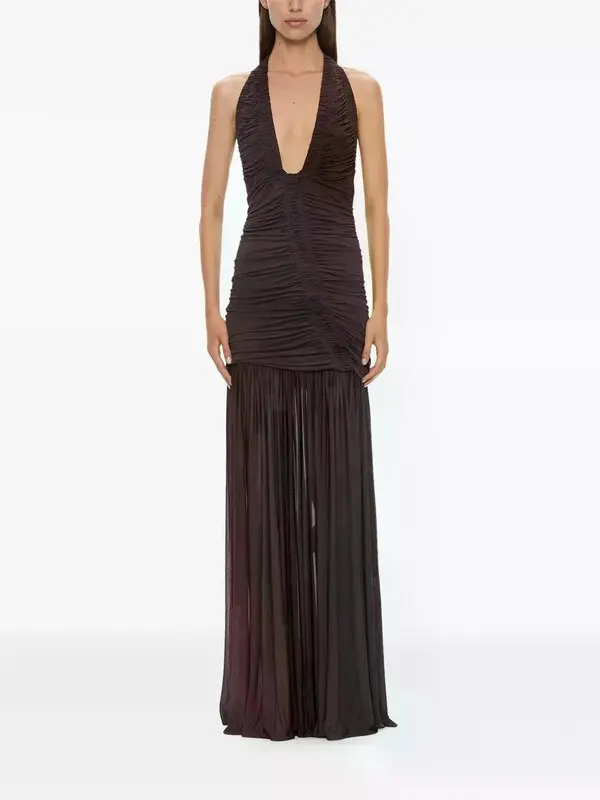 Christopher Esber Orion Gown - Brown