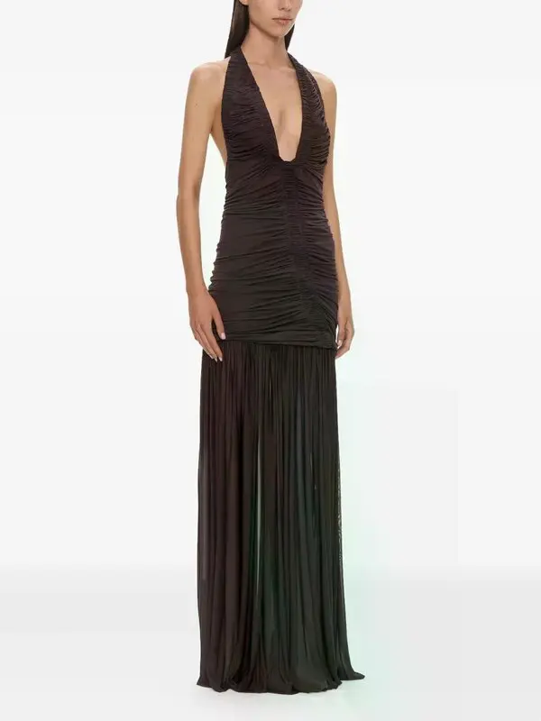 Christopher Esber Orion Gown - Brown