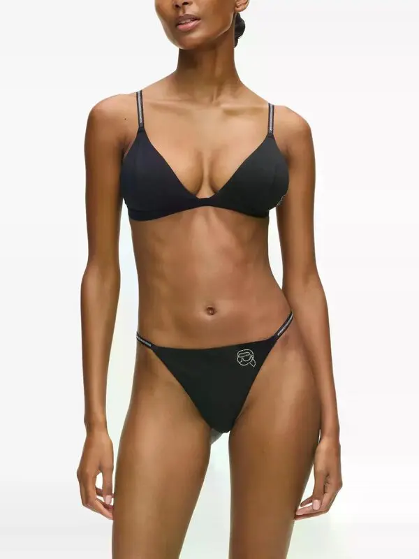 Karl Lagerfeld Ikon Rhinestones Thong
