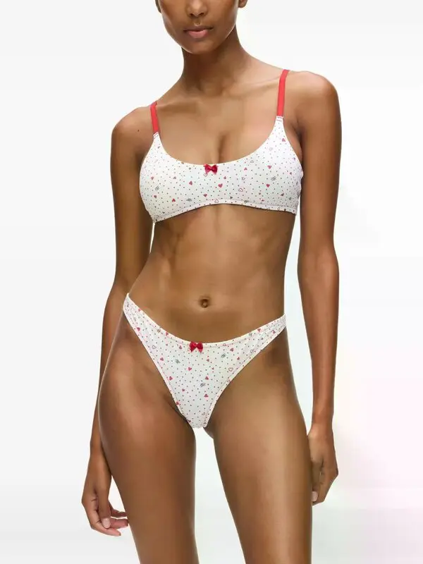 Karl Lagerfeld Heart-print Thong