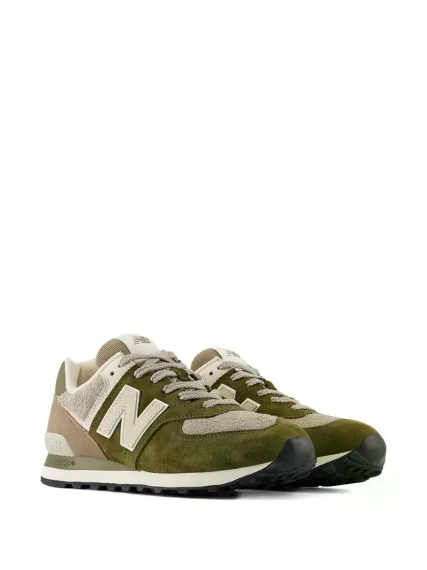 NEW BALANCE 574 Lace-up Sneakers - Green