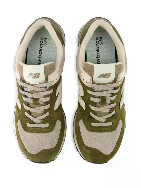 NEW BALANCE 574 Lace-up Sneakers - Green