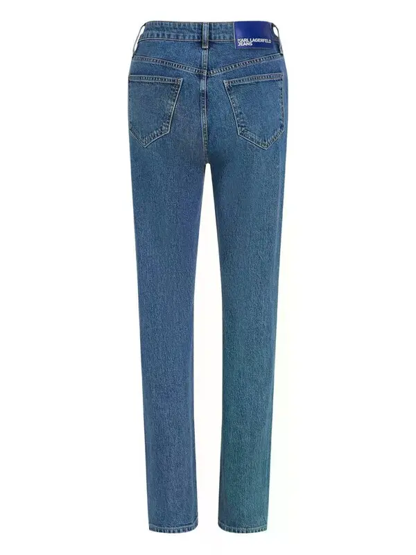 Karl Lagerfeld Logo-patch Straight Leg Jeans