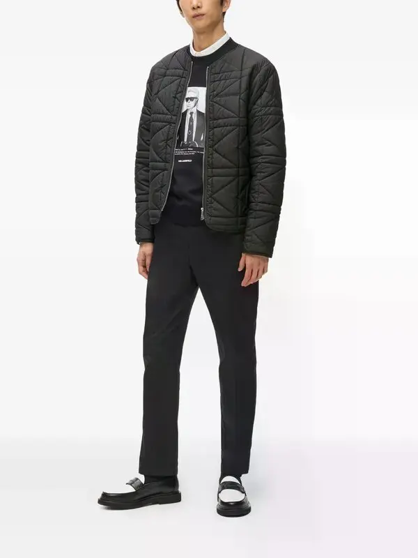 Karl Lagerfeld Quilted Jacket - Black