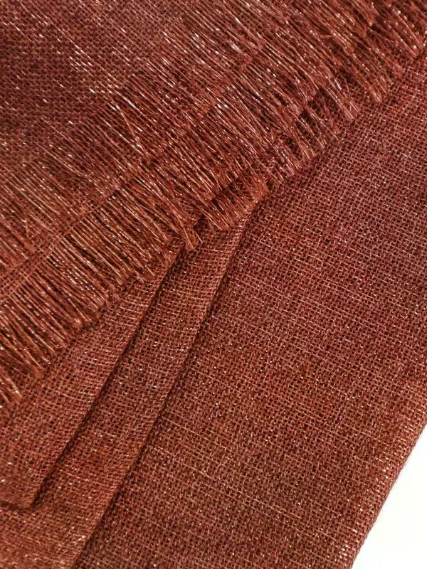 Brunello Cucinelli Logo-label Fringed Scarf - Brown
