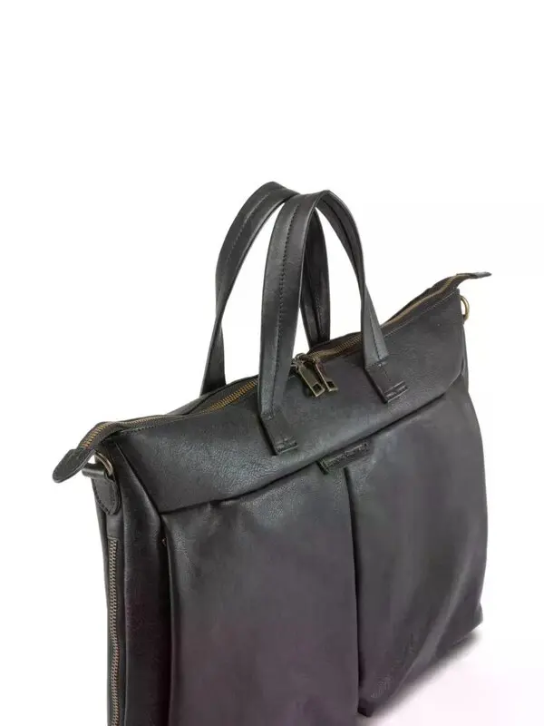 Officine Creative Zip Buffalo Leather Backpack