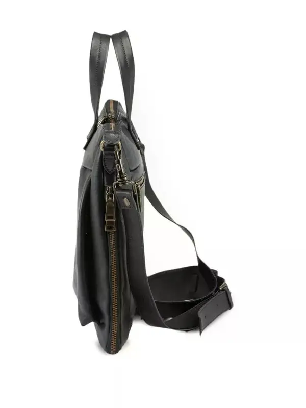 Officine Creative Zip Buffalo Leather Backpack